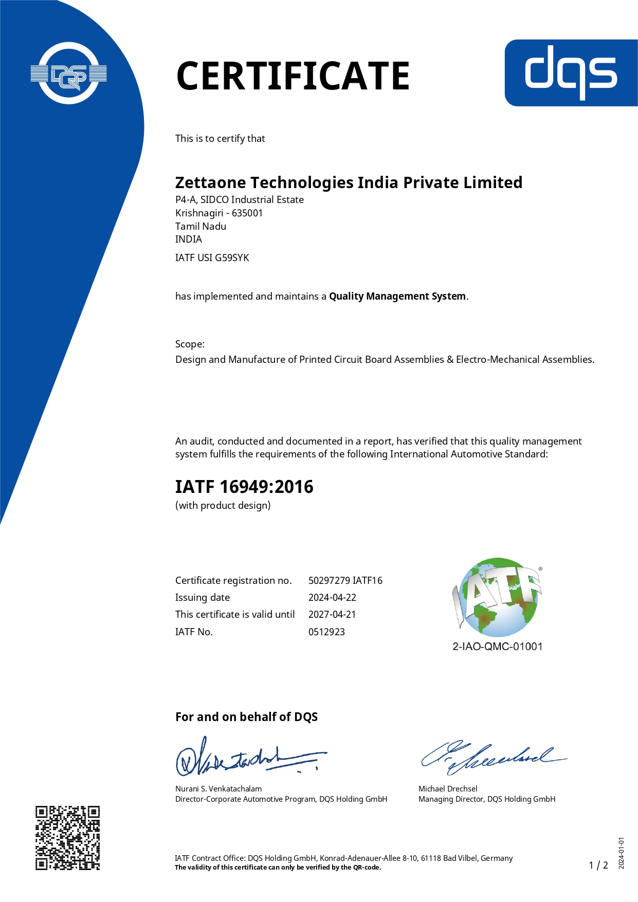 Quality Policy | Zettaone