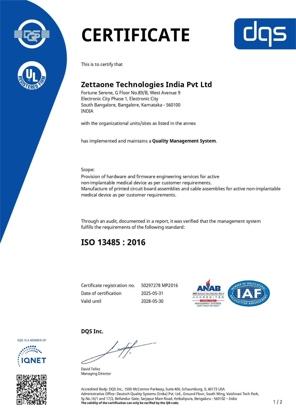 Quality Policy | Zettaone